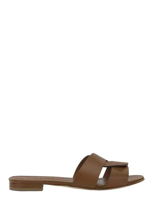SERGIO LEVANTESI Aria6 Tryde Cut-out Leather Sandals - Brown