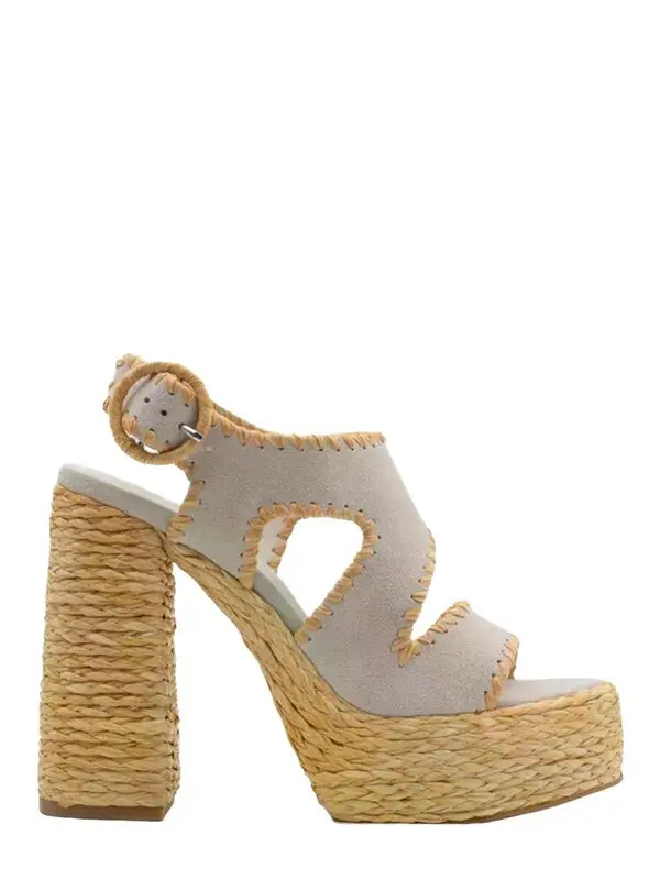 PALOMA BARCELO Wanda Heeled Sandals - Neutrals