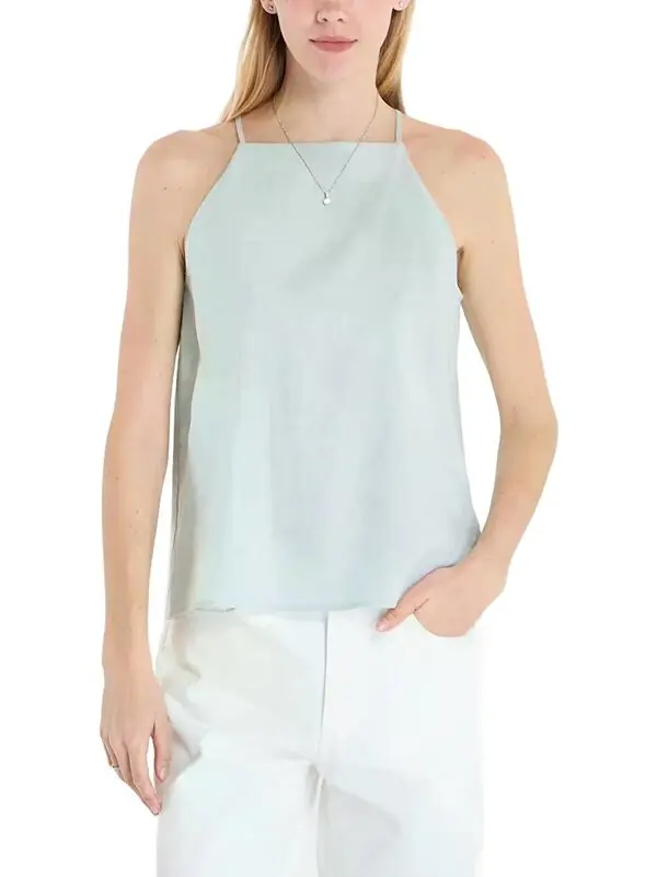 Calvin Klein Cami Square-neck Top - Blue