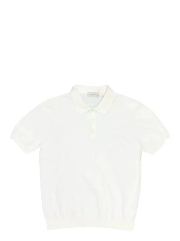 PIACENZA CASHMERE 1733 Short-sleeves Polo Shirt - White