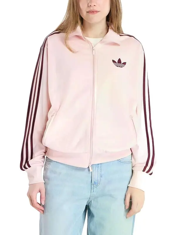 Adidas Side-stripe Sweatshirt - Pink