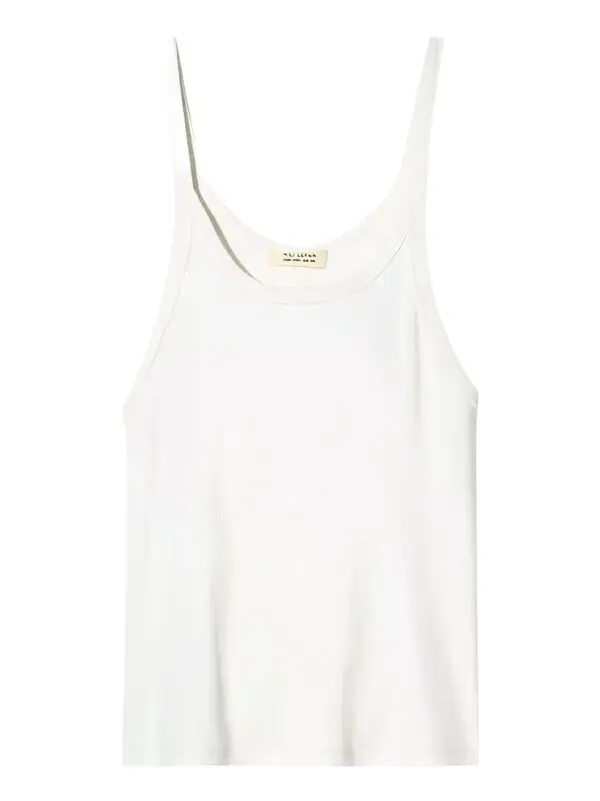 NILI LOTAN Loretta Ribbed Tank Top - White