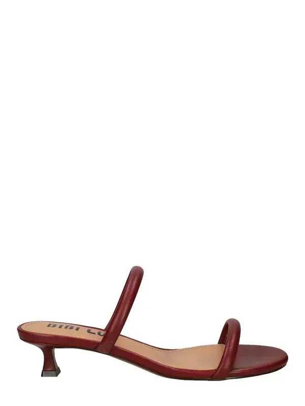 BIBI LOU Musa Leather Sandals - Red