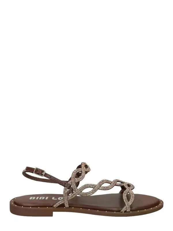 BIBI LOU Illion Crystal-embellished Sandals - Brown