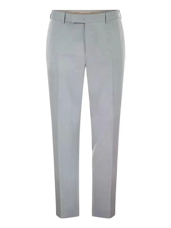 PT TORINO Pressed-crease Trousers - Blue