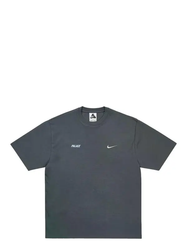 PALACE X Nike Logo-print T-shirt - Grey