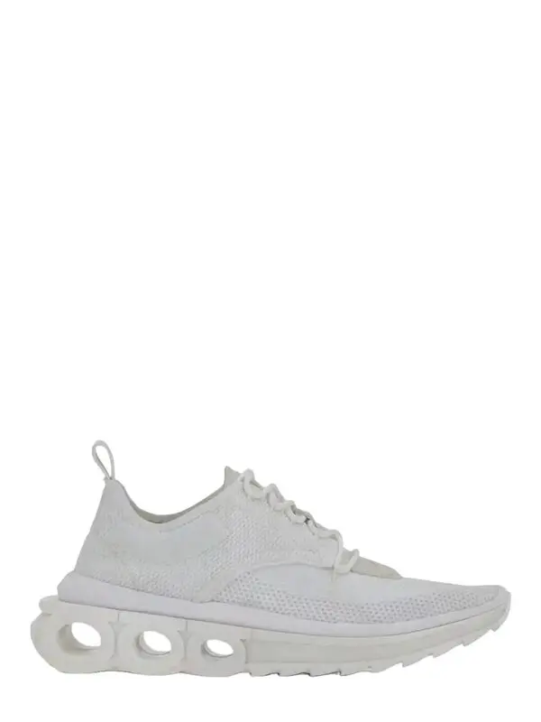FERRAGAMO Gancini-detail Sneakers - White
