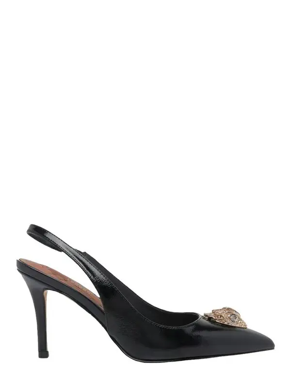 Kurt Geiger Belgravia Eagle-plaque Slingback Pumps - Black