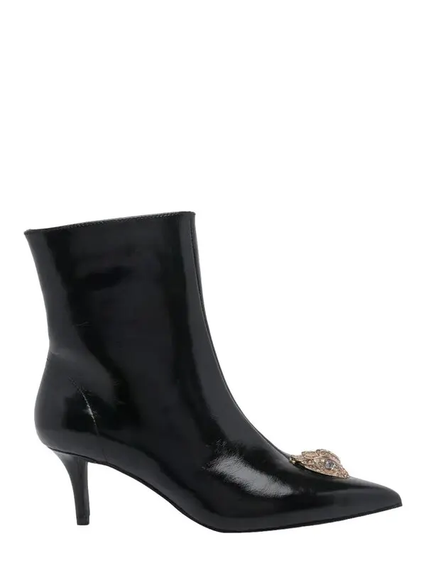 Kurt Geiger Belgravia Plaque Ankle Boots - Black