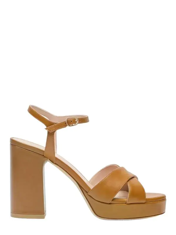 STUART WEITZMAN 11cm Dayna Sandals - Brown