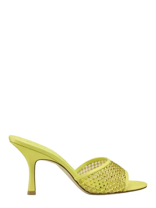 STUART WEITZMAN 8.5cm Bareitall Mules - Yellow