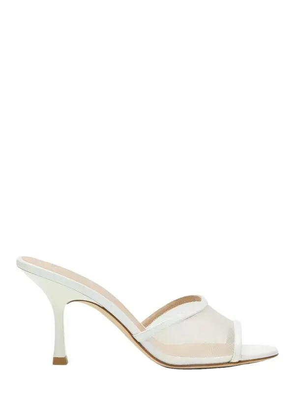 STUART WEITZMAN 8.5cm Bareitall Mules - White