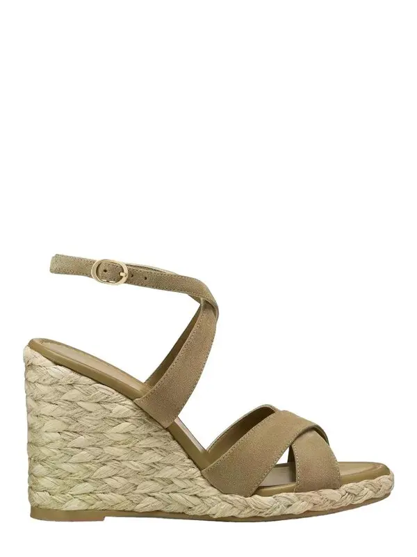 STUART WEITZMAN 8.5cm Alyssa Wedge Sandals - Neutrals