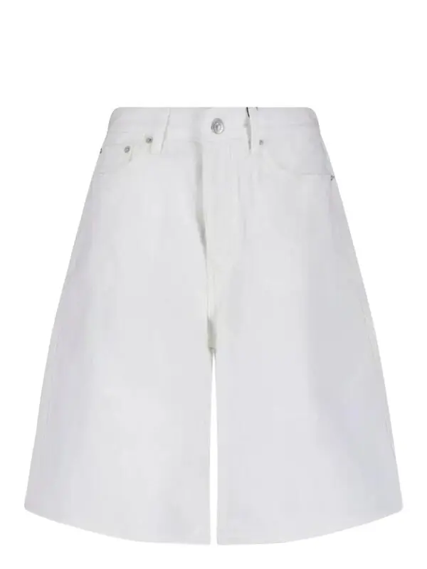 DUNST Denim Shorts - White