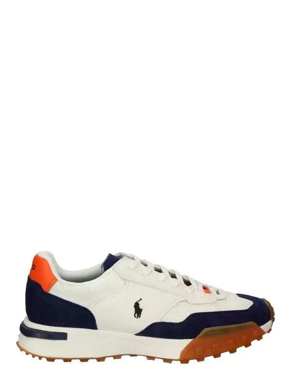 Polo Ralph Lauren Logo-embroidered Panelled Sneakers - White