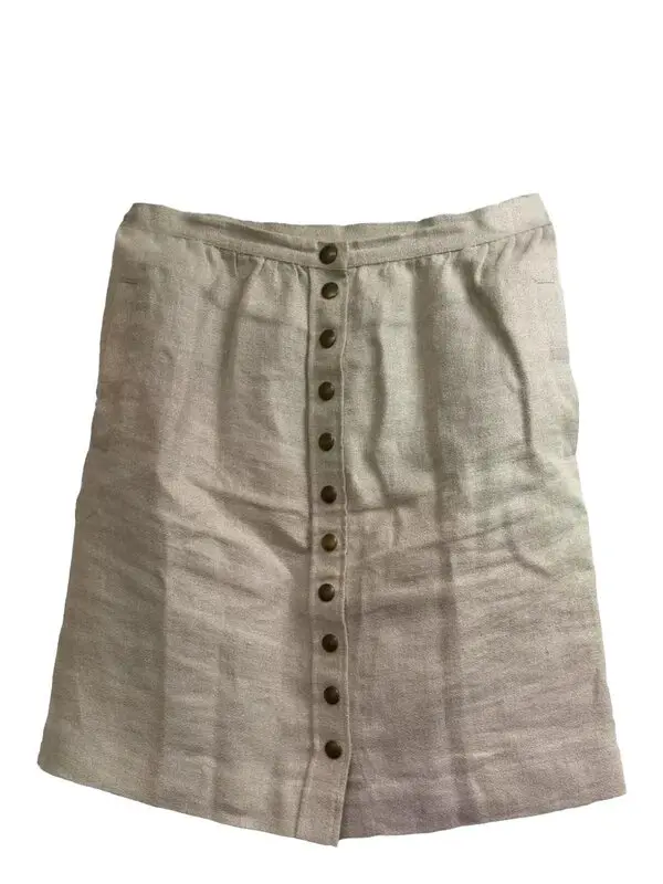 A.p.c. Button-down A-line Skirt - Neutrals