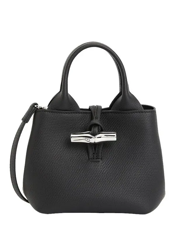 Longchamp Le Roseau Xs Tote - Black