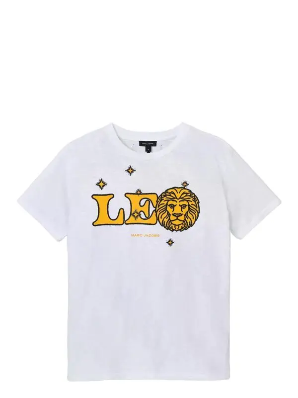 Marc Jacobs Zodiac Leo-print T-shirt - White