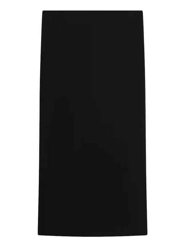 Max Mara Jersey Midi Skirt - Black