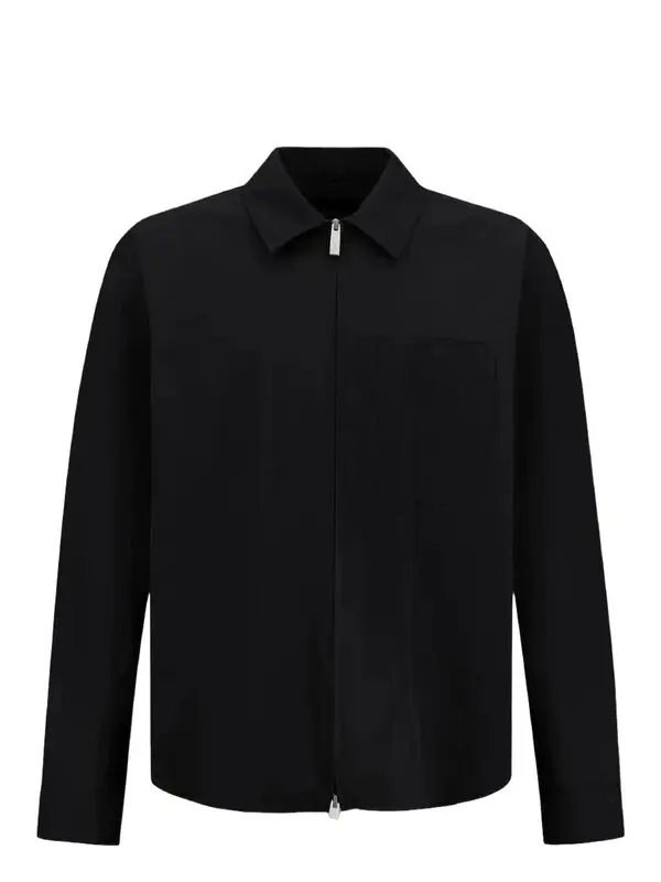 Herno Zip-up Shirt Jacket - Black
