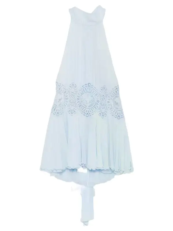 Retrofete Nirvanna Mini Dress - Blue