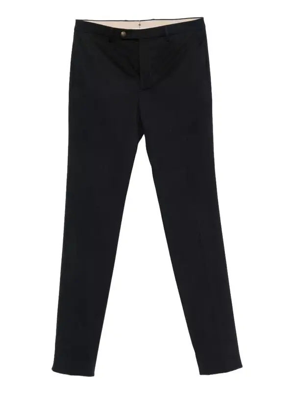 BERWICH Vulcano Button-fastening Trousers - Blue