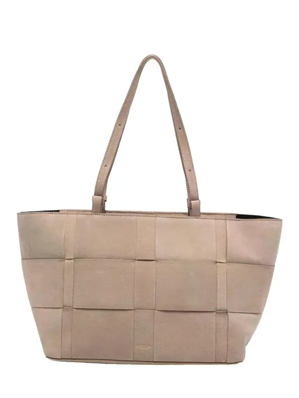 DEMELLIER Florence Woven Tote Bag - Neutrals