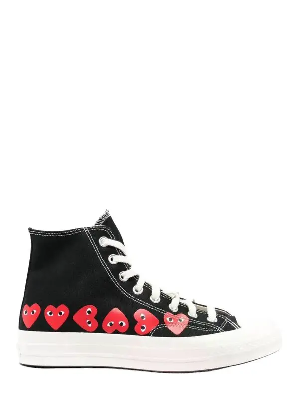 Comme Des Garçons X Converse Chuck Taylor 70 High-top Sneakers - Black