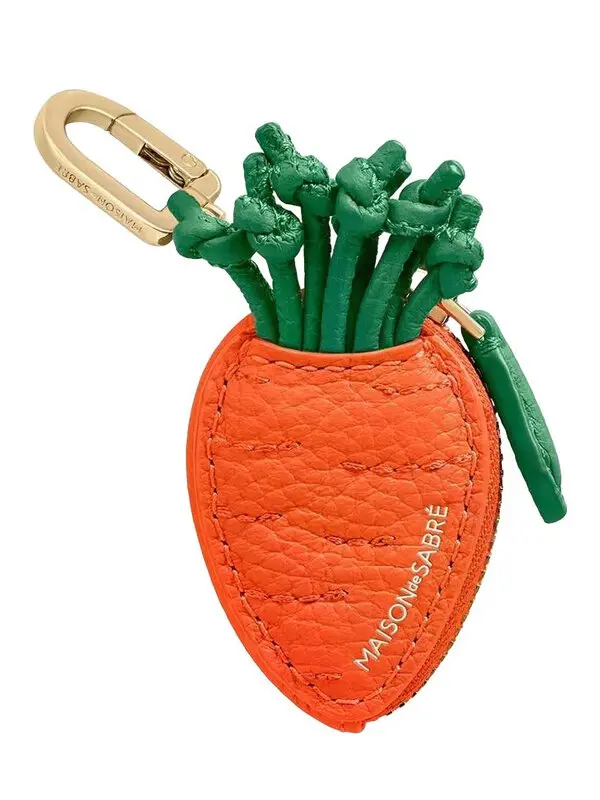 MAISON DE SABRE Sabrémoji™ Carrot Bag Charm - Orange