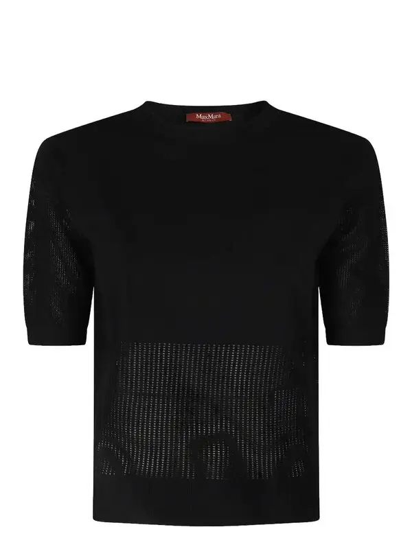 Max Mara Crew-neck T-shirt - Black