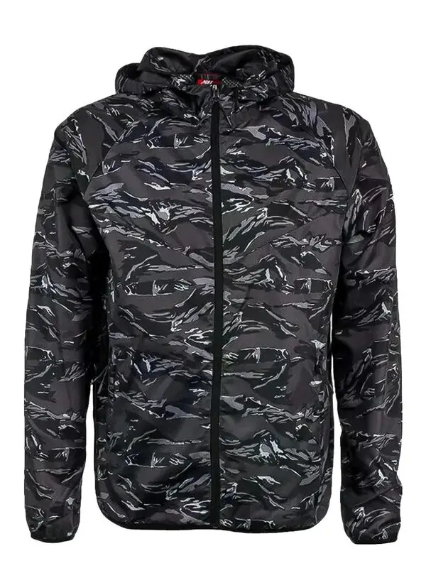 Nike Camouflage-print Jacket - Black