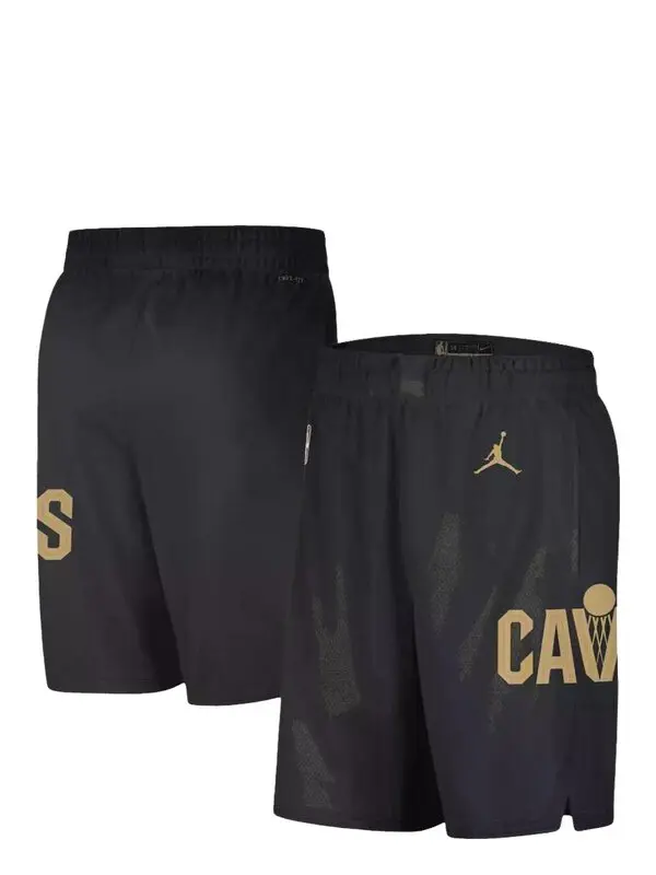 JORDAN Nba Cavaliers Logo-print Shorts - Black