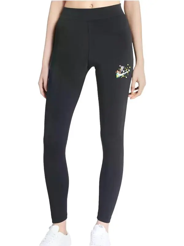 Nike Dri-fit Swoosh Run 7/8 Leggings - Black