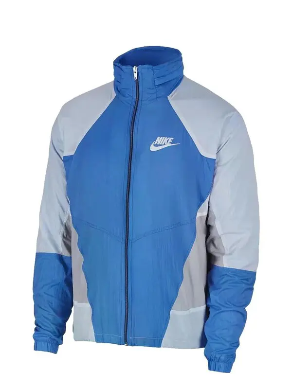 Nike Woven Zip-up Hooded Jacket - Blue