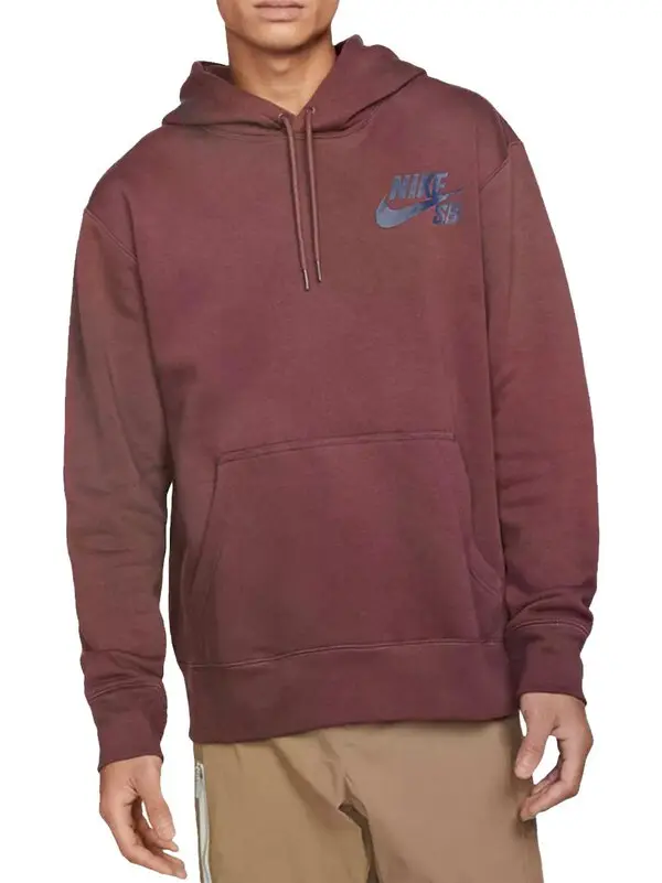 Nike Sb Icon Hoodie - Red