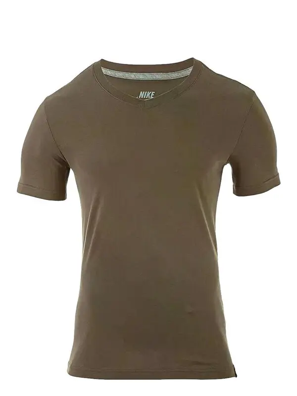 Nike V-neck T-shirt - Brown