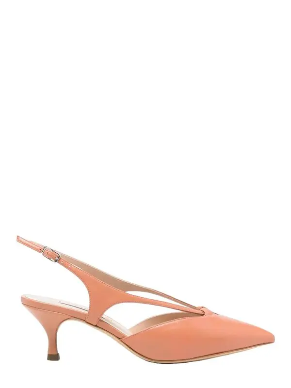 Casadei Minorca Cut-out Slingback Pumps - Neutrals