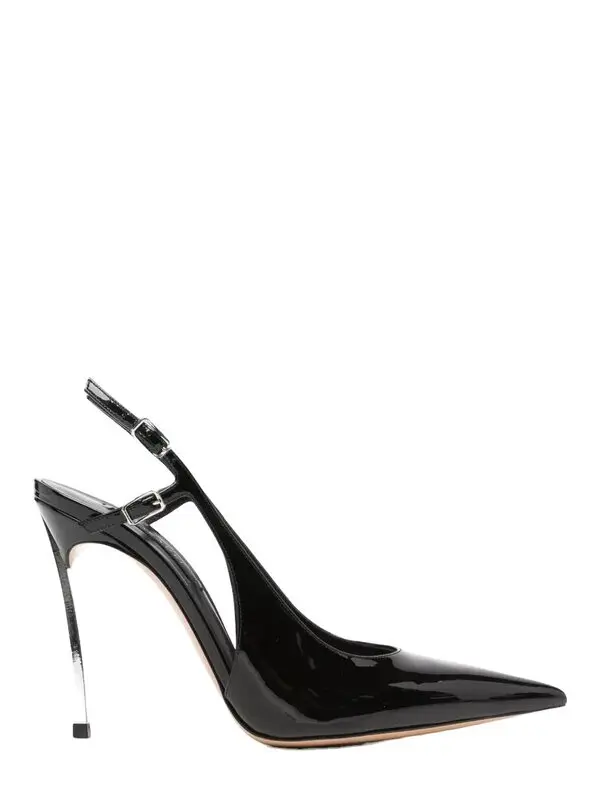 Casadei Tiffany Blade Slingback Sandals - Black