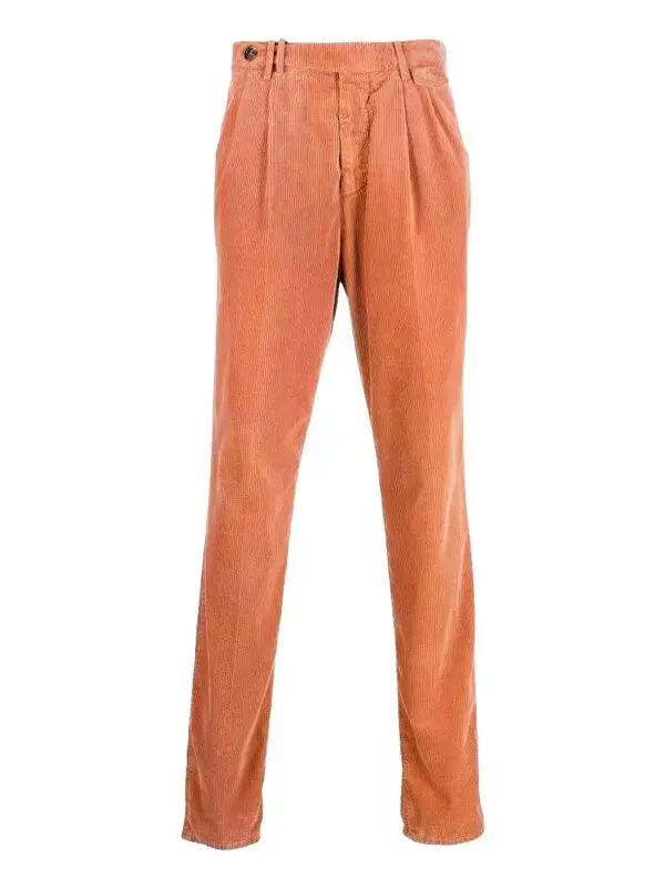 Brunello Cucinelli Corduroy Trousers - Orange