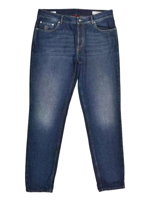 Brunello Cucinelli Belt-loops Jeans - Blue