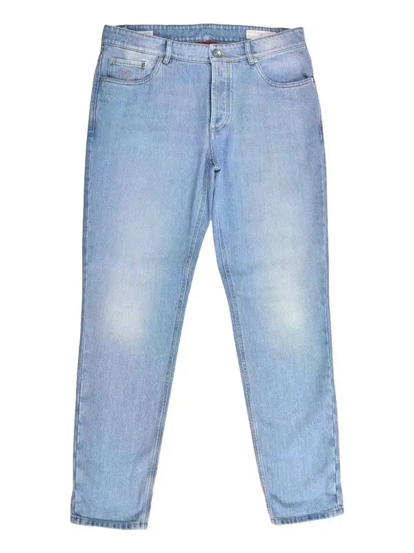 Brunello Cucinelli Belt-loops Jeans - Blue