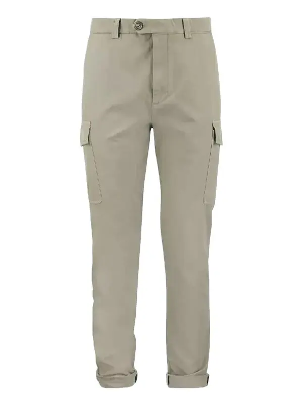 Brunello Cucinelli Cargo Straight-leg Trousers - Neutrals