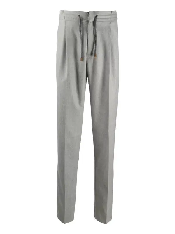Brunello Cucinelli Drawstring Trousers - Grey