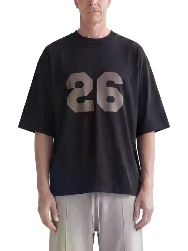 Fear Of God 26 Logo-print Cotton T-shirt - Black