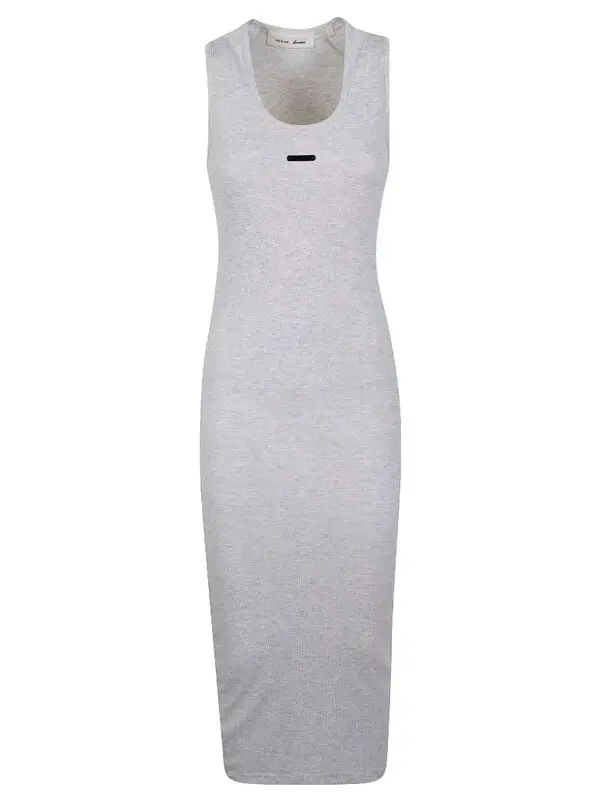 Fear Of God Ribbed-knit Maxi Dress - Grey