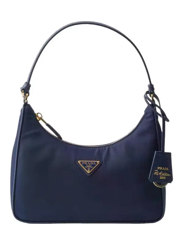 Prada Re-edition 2005 Re-nylon And Saffiano Mini Bag - Blue