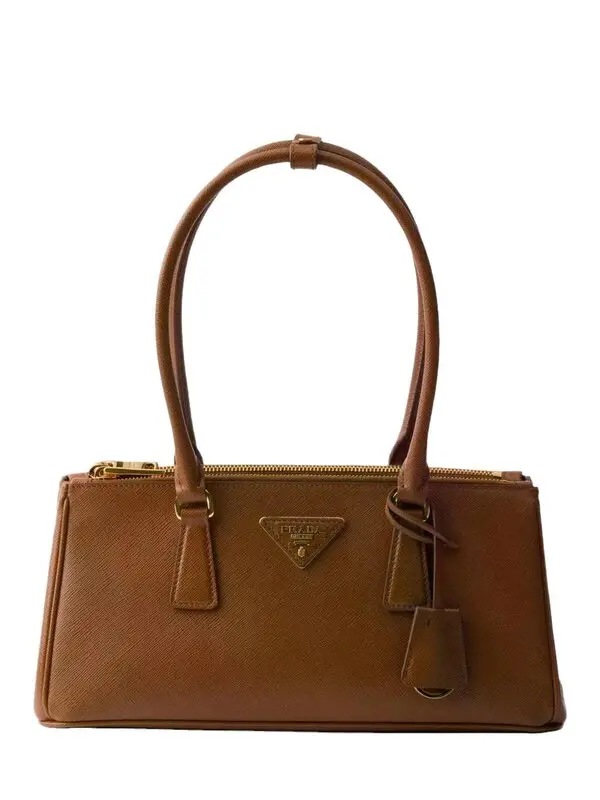 Prada Galleria Medium Saffiano Leather Bag - Brown