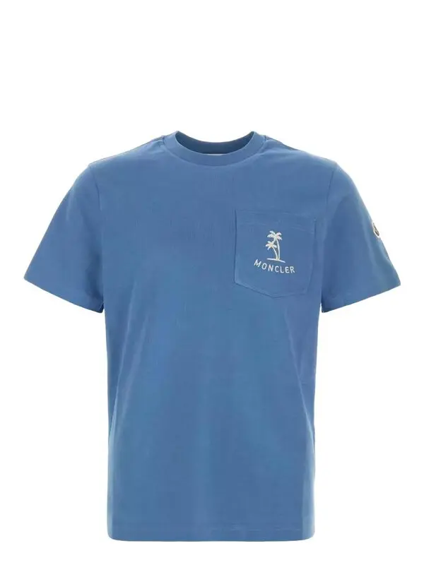 Moncler Pocket Palm T-shirt - Blue