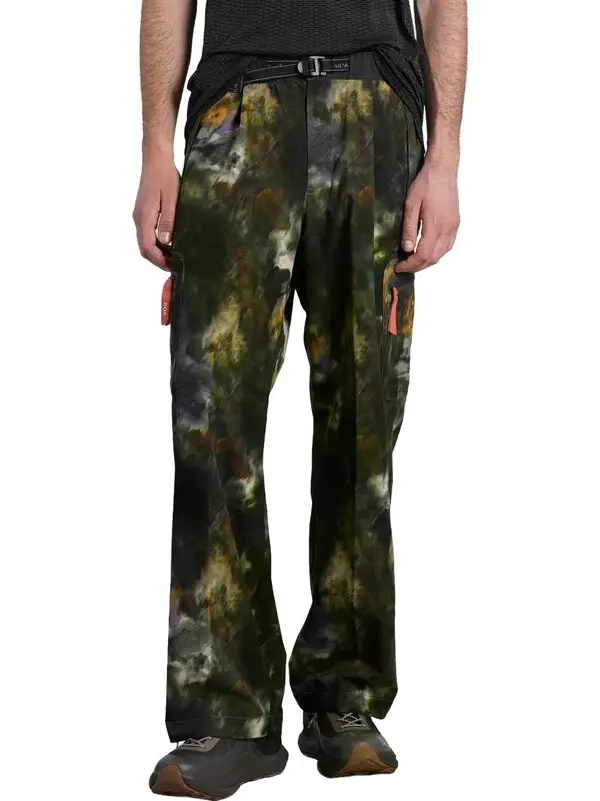 AND WANDER Tie-dye Cargo Pants - Green