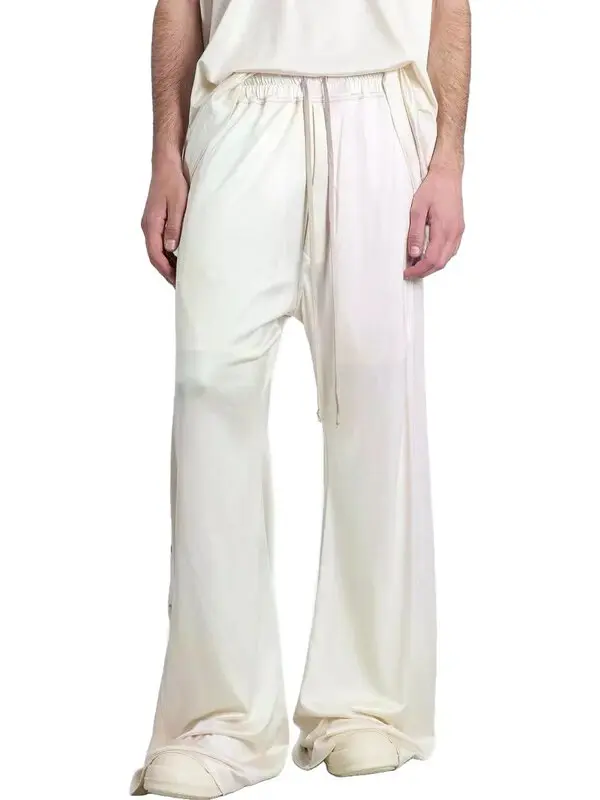 Rick Owens Press-stud Drawstring Trousers - Neutrals